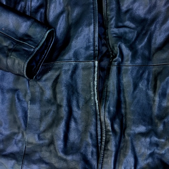 Winlit | Jackets & Coats | Winlit Genuine Leather Leather Coat Jacket M ...